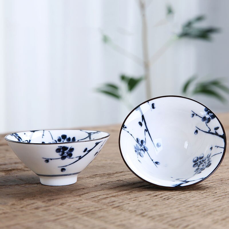 1 PCS Chinese Blue And White Porcelain Teacup Trav... – Grandado