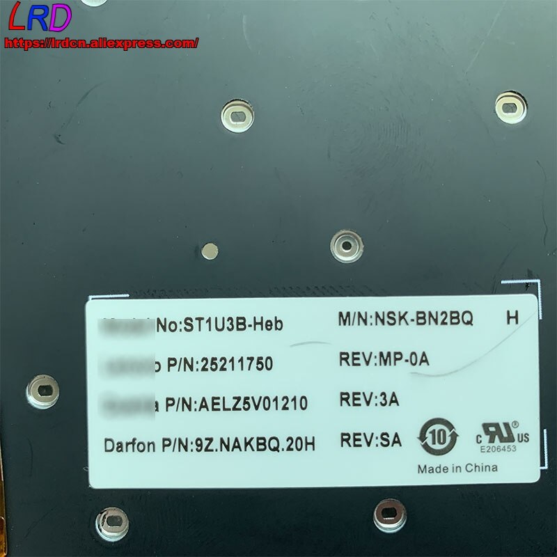 Original Hebrew Israel Backlit Keyboard for Lenovo... – Grandado