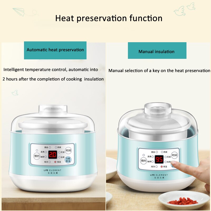 220V Multifunctionele Slowcooker Elektrische Kookp... – Vicedeal