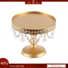 Goud Spiegel Bruiloft Dessert Lade Taart Stand Wed... – Grandado