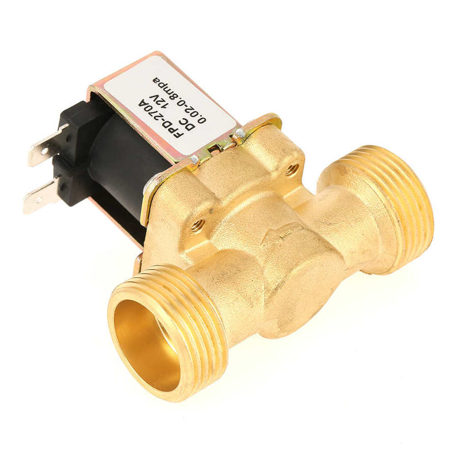 Electric Magnetic Valve G3/4 Normal Closed Brass E... – Grandado