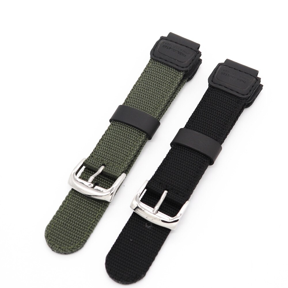 18mm Nylon Canvas Watch Strap for Casio SGW-300/40... – Grandado