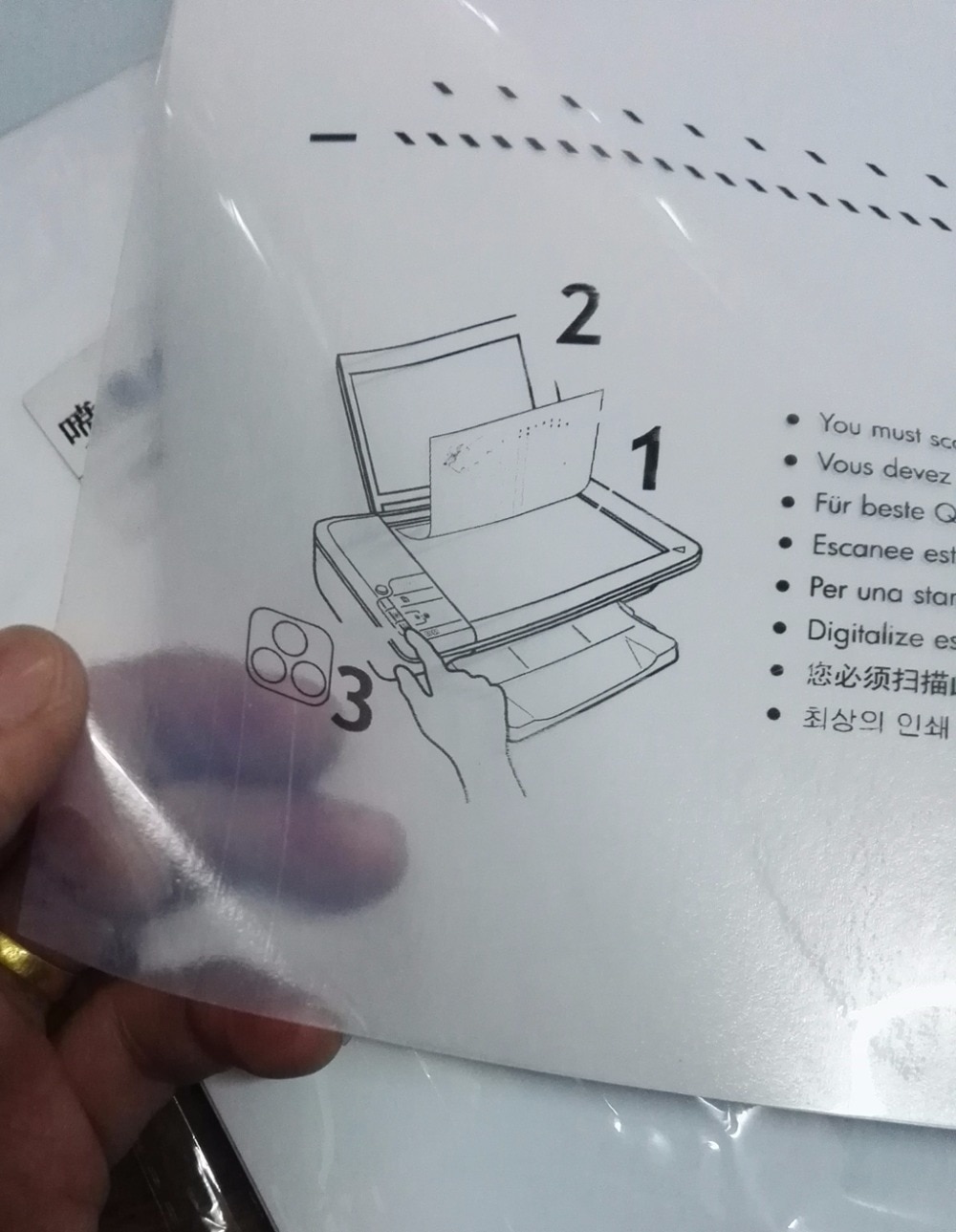 Fast Dry 80 Micron Thickness A4 Foggy Transparent ... – Vicedeal