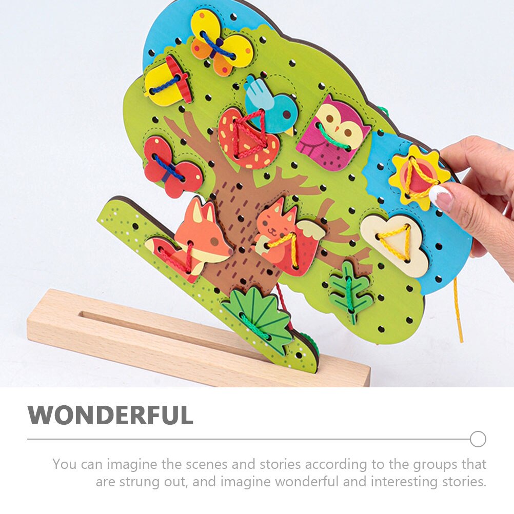 1 Set of Early Educational Toys Thread Playing Toy... – Vicedeal