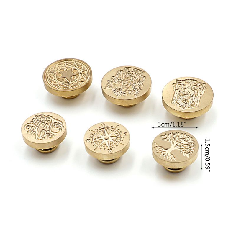 500+ Patterns Wax Seal Stamp Retro Wood Stamp Kits... – Vicedeal