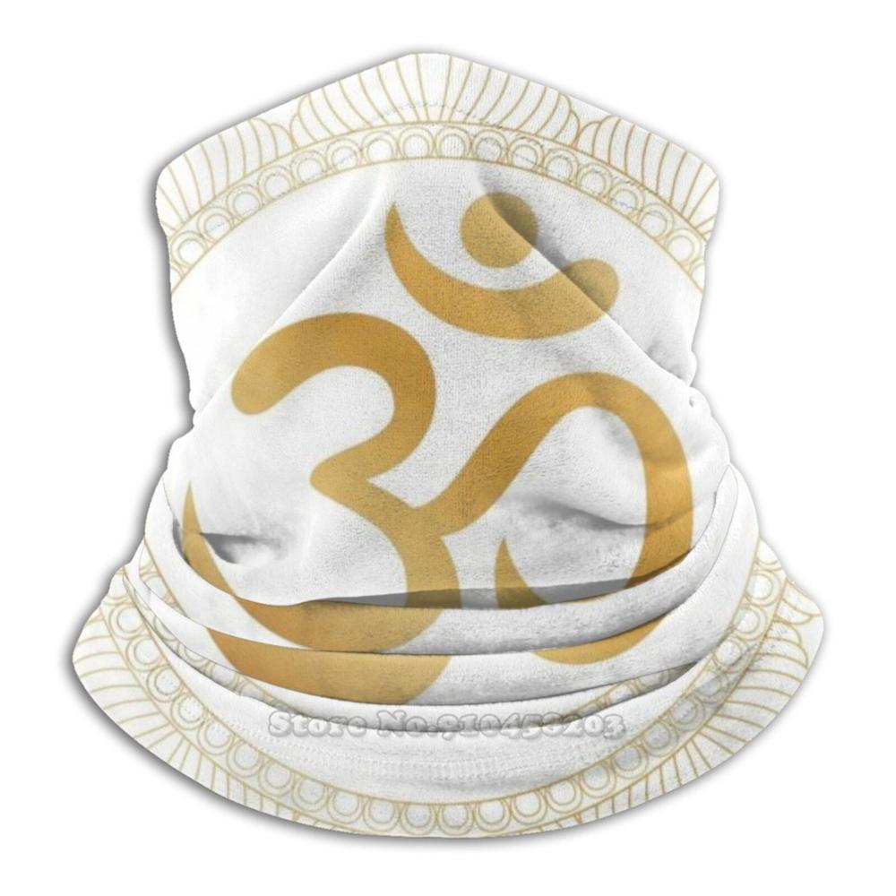 Gold Mandala Ohm Symbol Microfiber Neck Warmer Ban... – Grandado