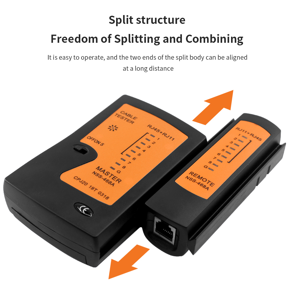 TISHRIC NSS-468A Lan Tester RJ45 RJ11 Wiring Finde... – Grandado