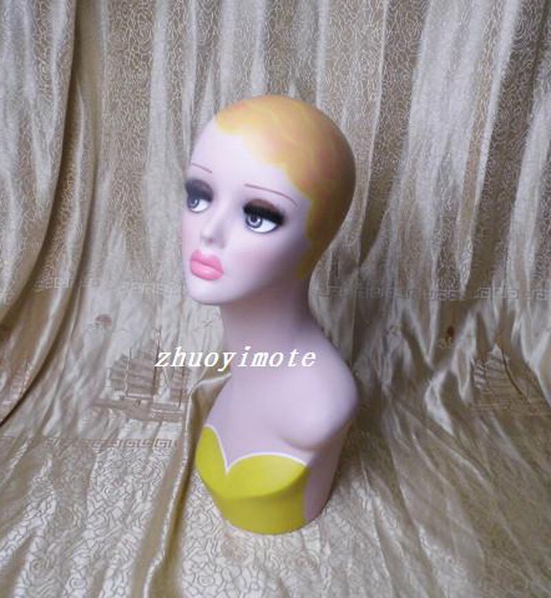 Female Mannequin Head Wigs Hats Cap Headphone Disp... – Grandado