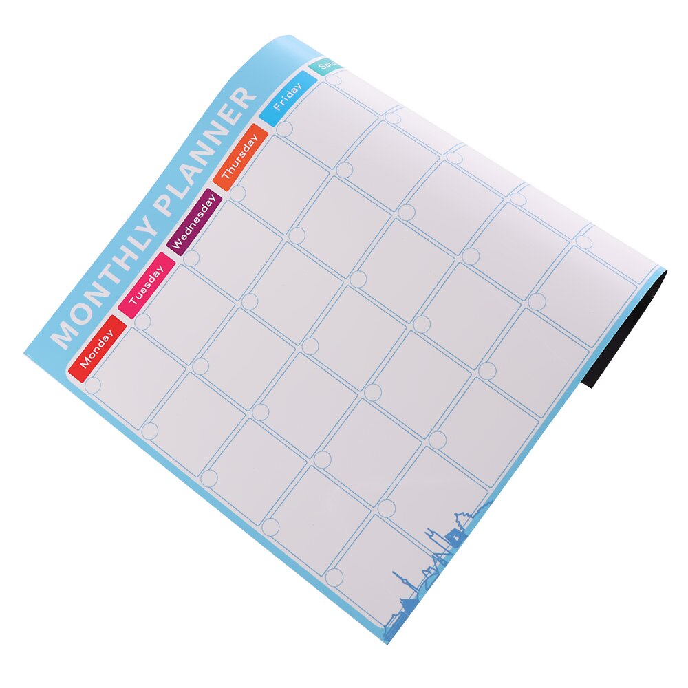 A3 Magnetic White/black Board Schedule Erase Calen... – Grandado