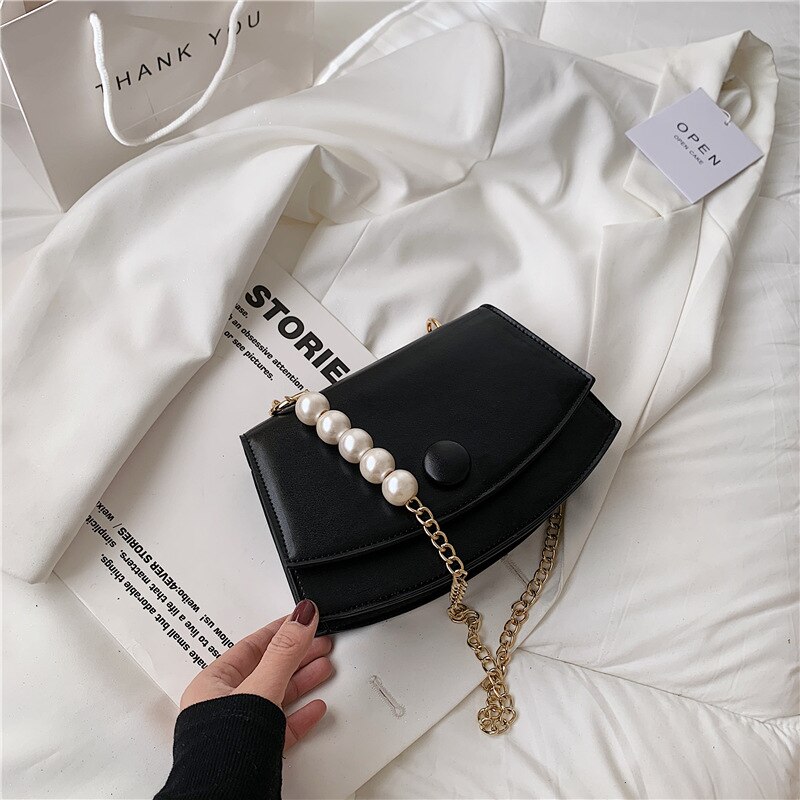 Simple Casual Pearl Small Bag Female Spring and Su... – Grandado
