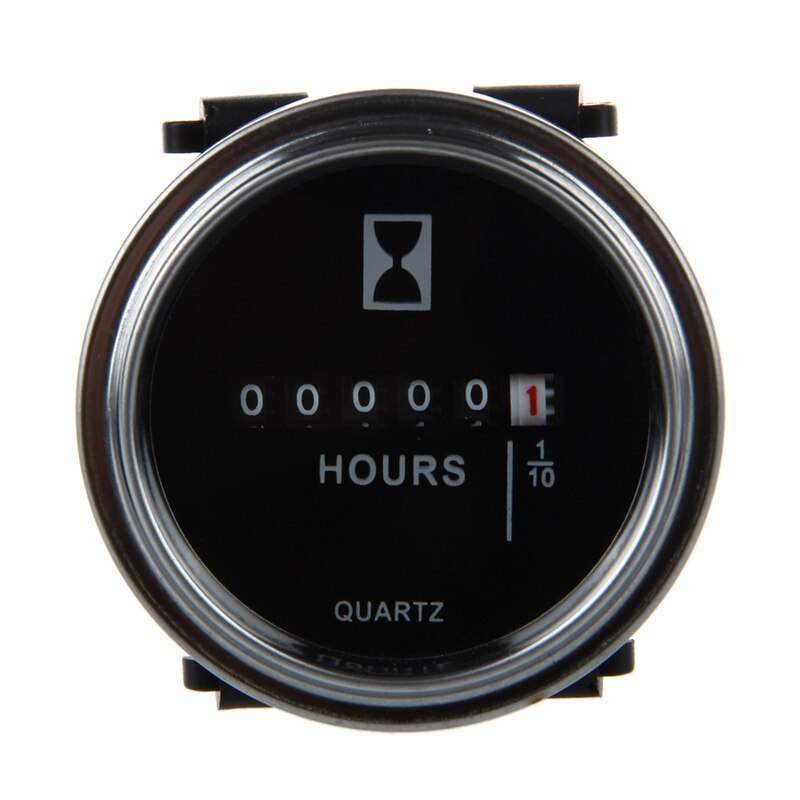 Hour Meter 6 To 80 Volts DC - Round Silvery Trim R... – Vicedeal