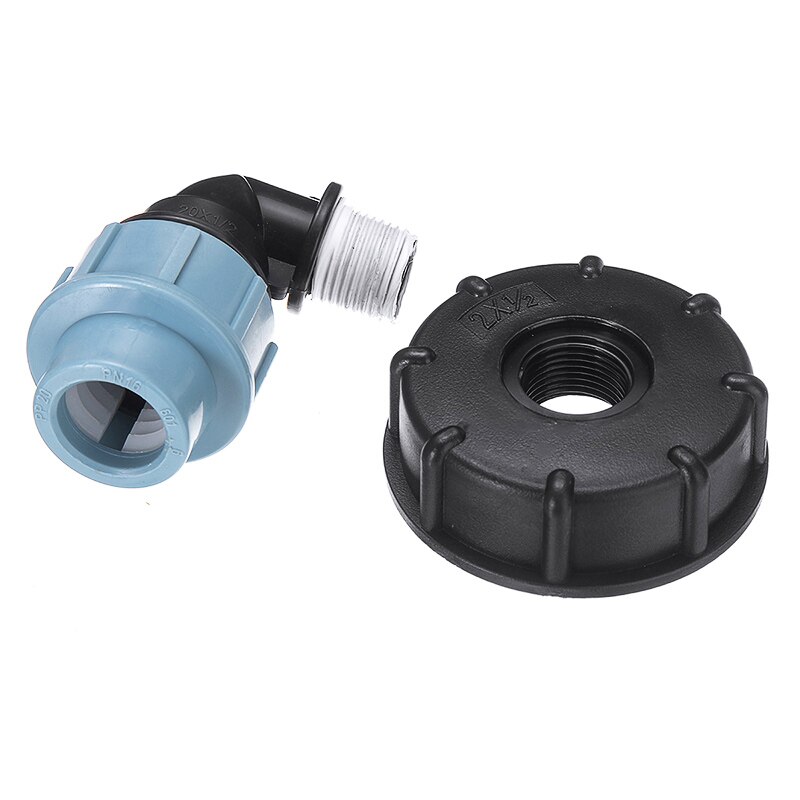 1pc 20mm IBC Tank Adapter PE Pipe Fittings Elbow O... – Grandado