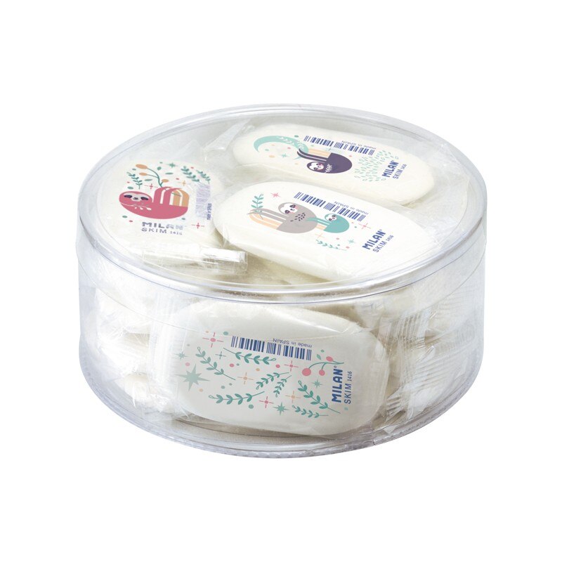 BOTE 16 GOMAS MIGA DE PAN FLEXIBLE SKIM CON DIBUJO... – Grandado