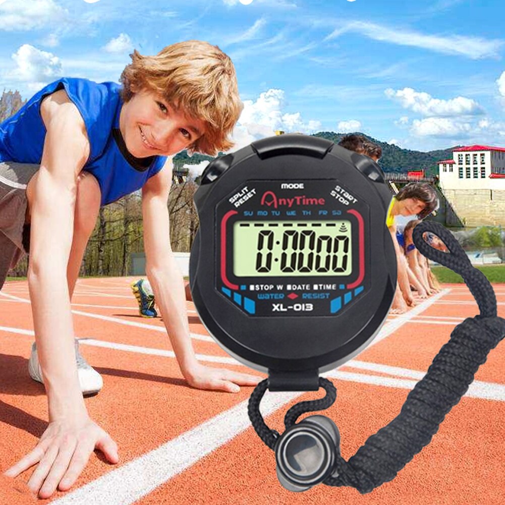 Classique numérique chronomètre portable LCD chron... – Grandado