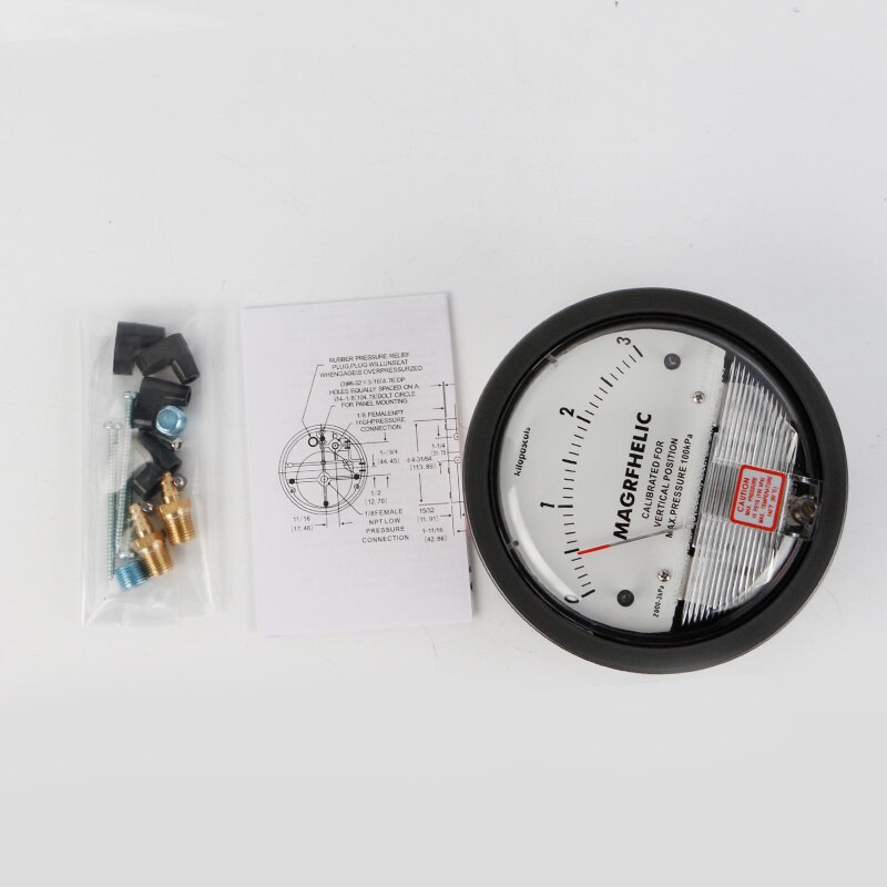 TE2000 0-3kpa Micro Differential Pressure Gauge Hi... – Grandado