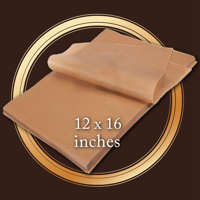 Parchment Paper Sheets - 200-Count Precut Unbleach... – Grandado