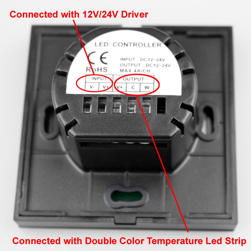 Touch Switch Led Dimmer 12v 96w 24v 192w CCT Led S... – Grandado