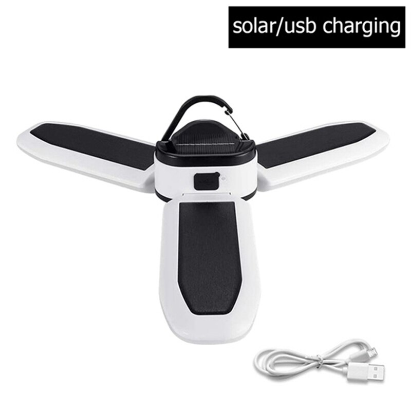 Camping Light 60 LED Folding Trefoil Light Solar L... – Vicedeal