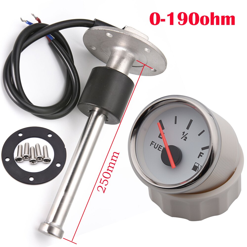 52MM Fuel Level Gauge with Fuel Level Sensor 100 1... – Grandado