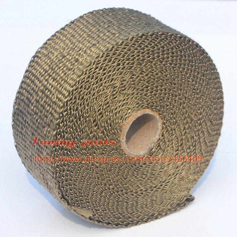 : Titanium Color Exhaust Insulating Wrap 10m Therm... – Grandado