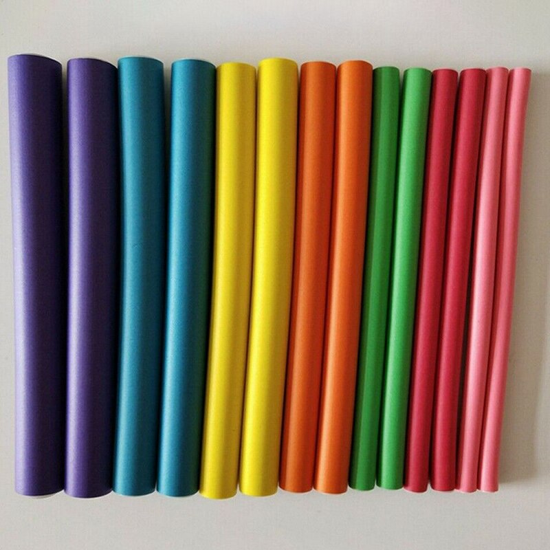 42pcs 7Sizes Hair Curler Twist Flex Foam Perm Rods... – Grandado