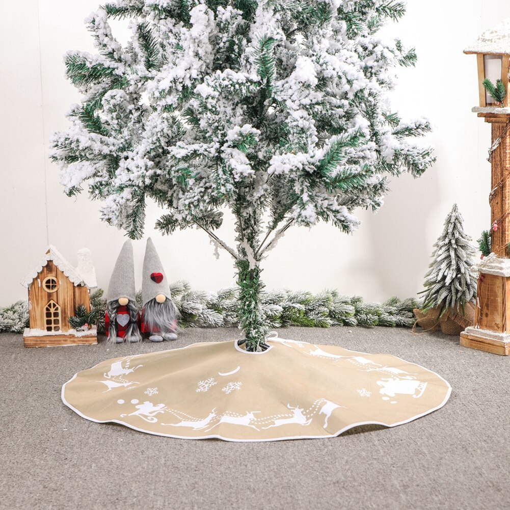 VKTECH Christmas Tree Skirt Floor Mat Cover Tree B... – Grandado