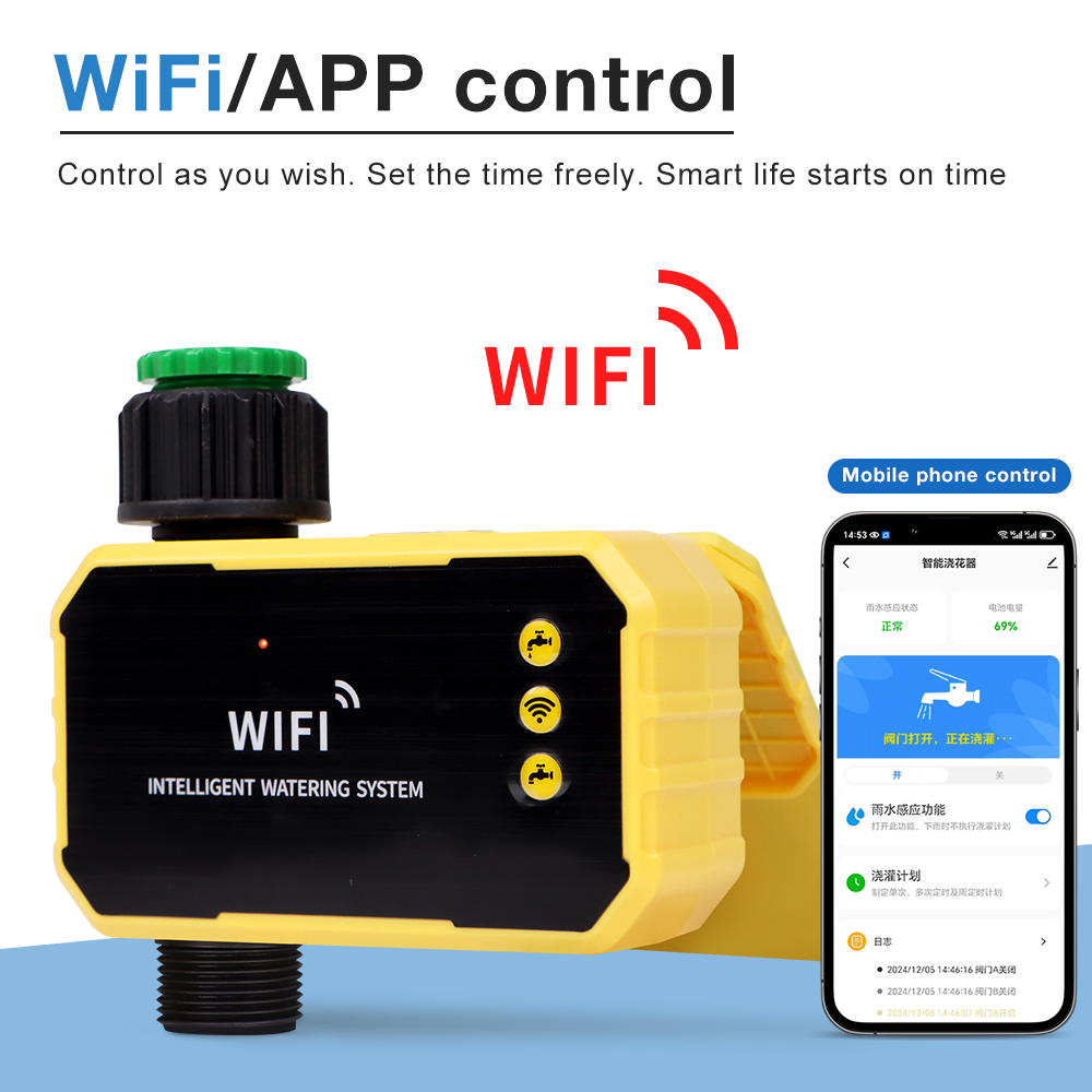 WiFi Solar Irrigation Water Timer 1/2 Outlets Irri... – Vicedeal