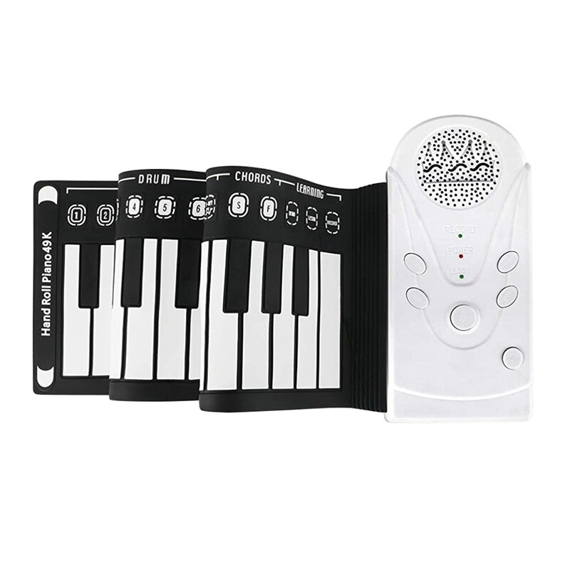 Roll Up Piano 49 Keys Portable Electric Piano Keyb... – Grandado