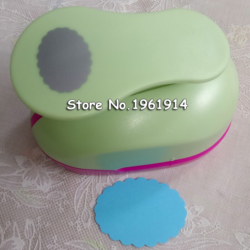 free ship large 2'' 4.8cm Wave oval paper puncher ... – Vicedeal