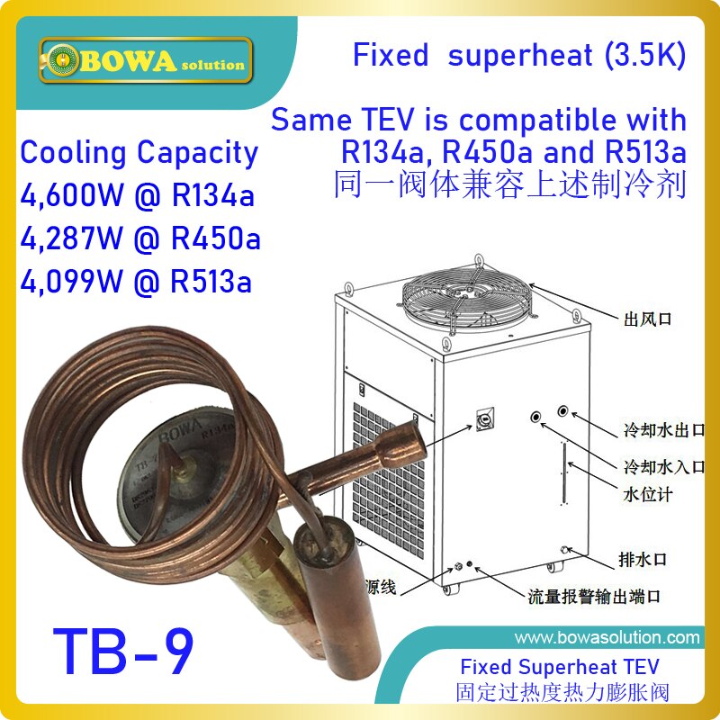 4KW R513a small size TEV regulates refrigerant inj... – Vicedeal