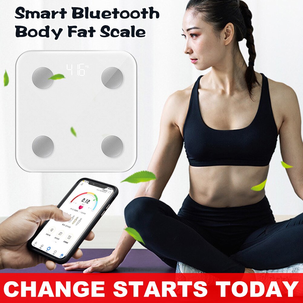 Báscula Digital inteligente de grasa corporal, Ana... – Grandado