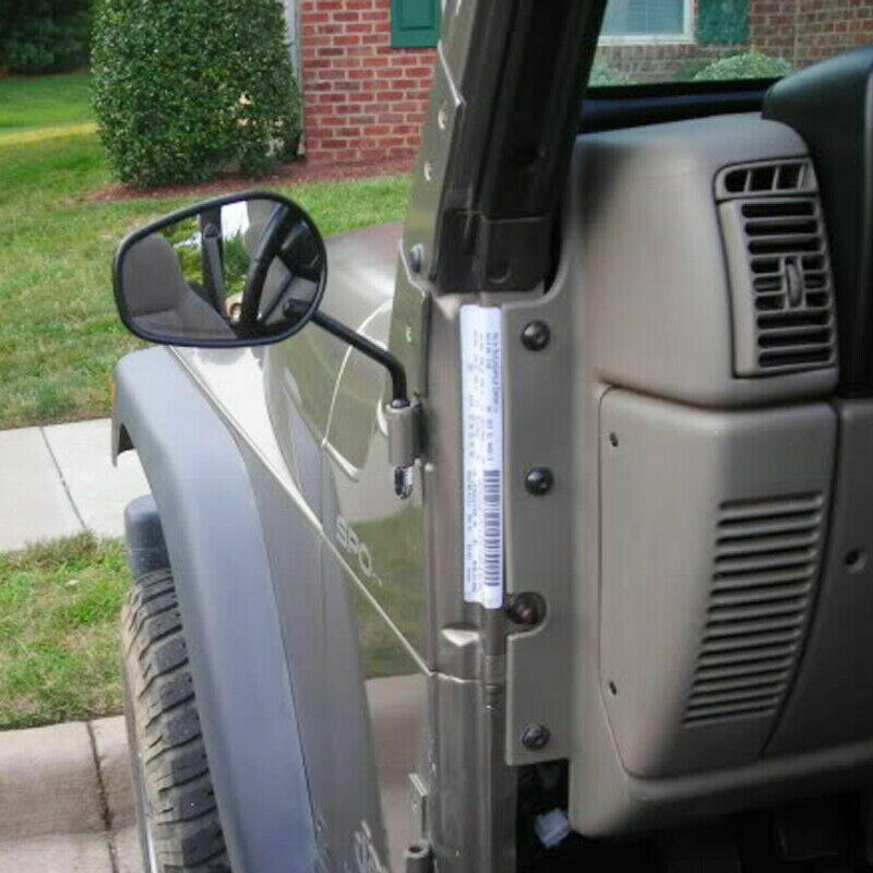 Black Shake-Proof Off-Road Teardrop Adventure Rear View Mirrors Door ...