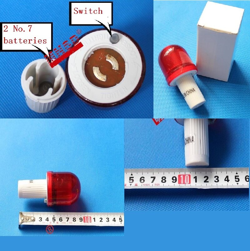 Safety Cones Warning Lights Stroboscopic Double Be... – Grandado