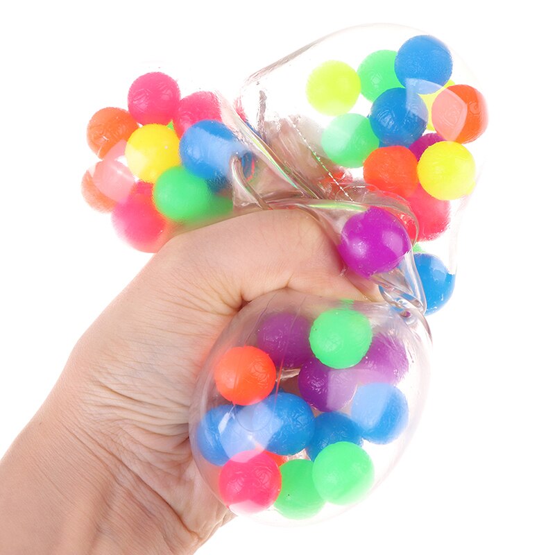 1Pc Squeeze Ball Toy DNA Colorful Beads Relieve St... – Grandado