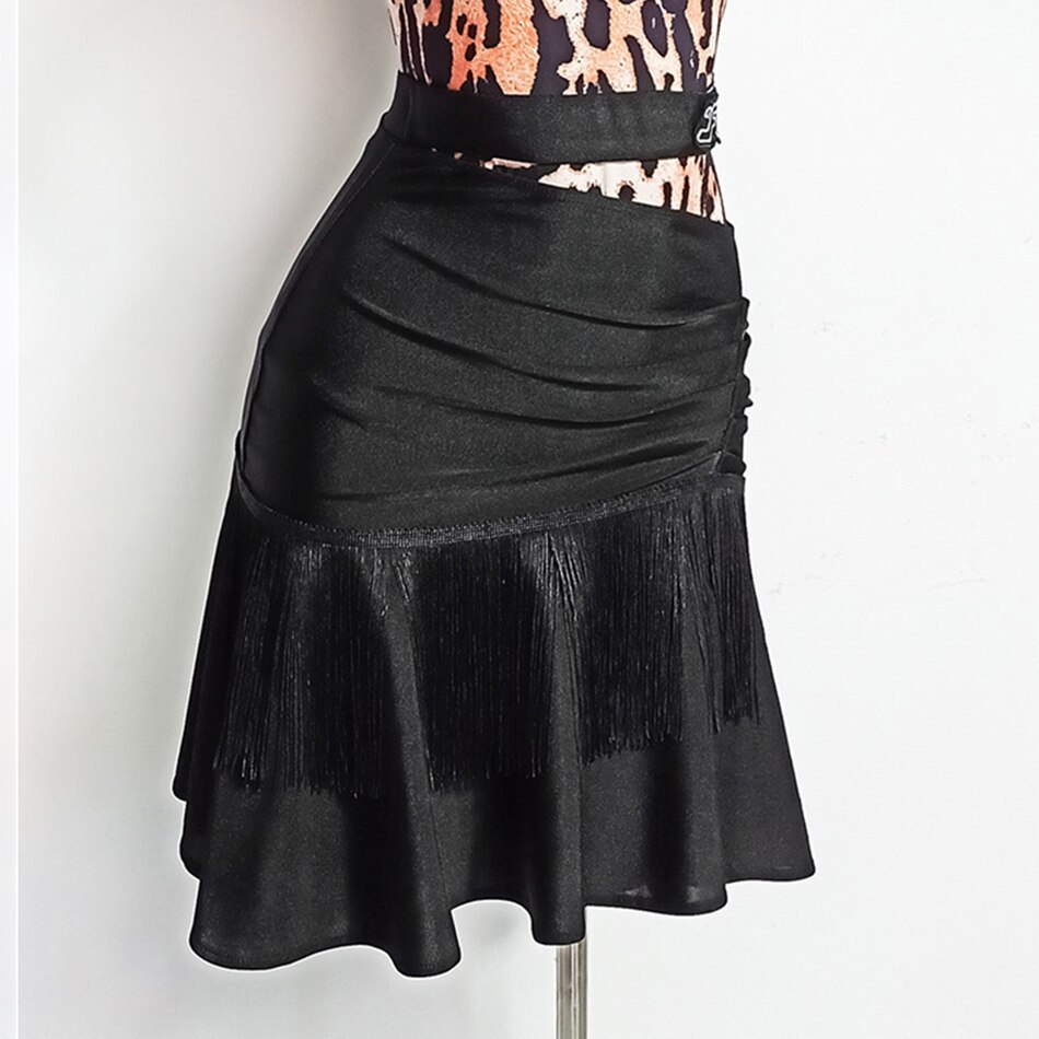 TL727 Rimpel En Lotus Latin Dans Jurk Vrouwen Lati... – Vicedeal