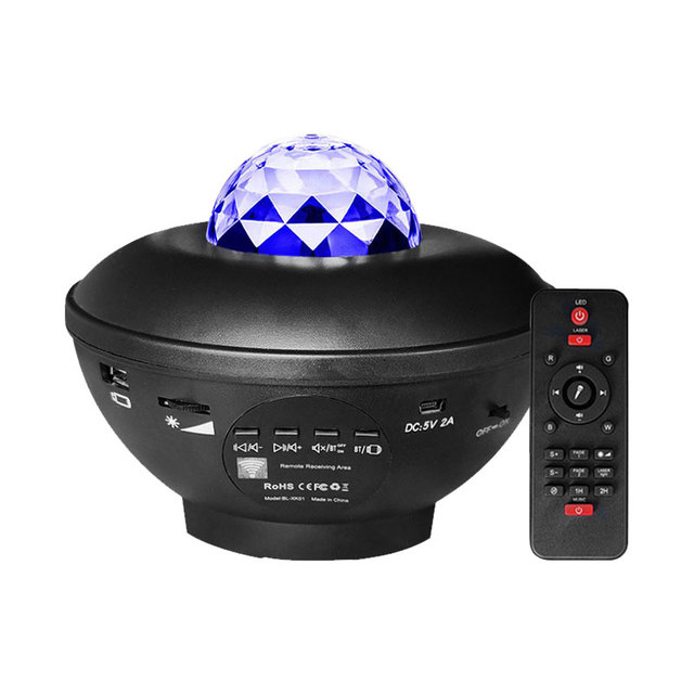 Ocean Wave Projector Speaker Afstandsbediening Led... – Vicedeal