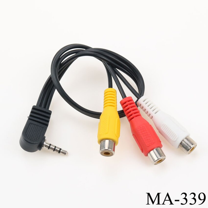 1/8 "3,5mm 4P mini AV TRRS enchufe en ángulo ... – Grandado
