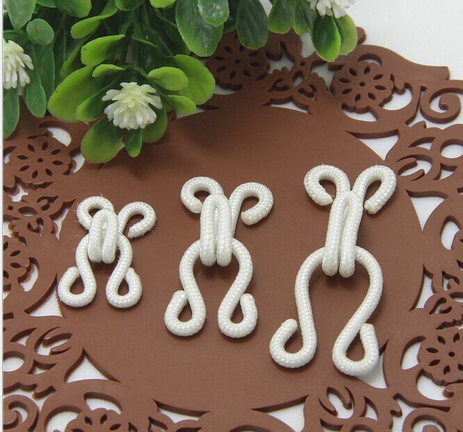 20 Sets Zwart Wit Sml Stof Bedekt Haak en Eye Beha... – Grandado