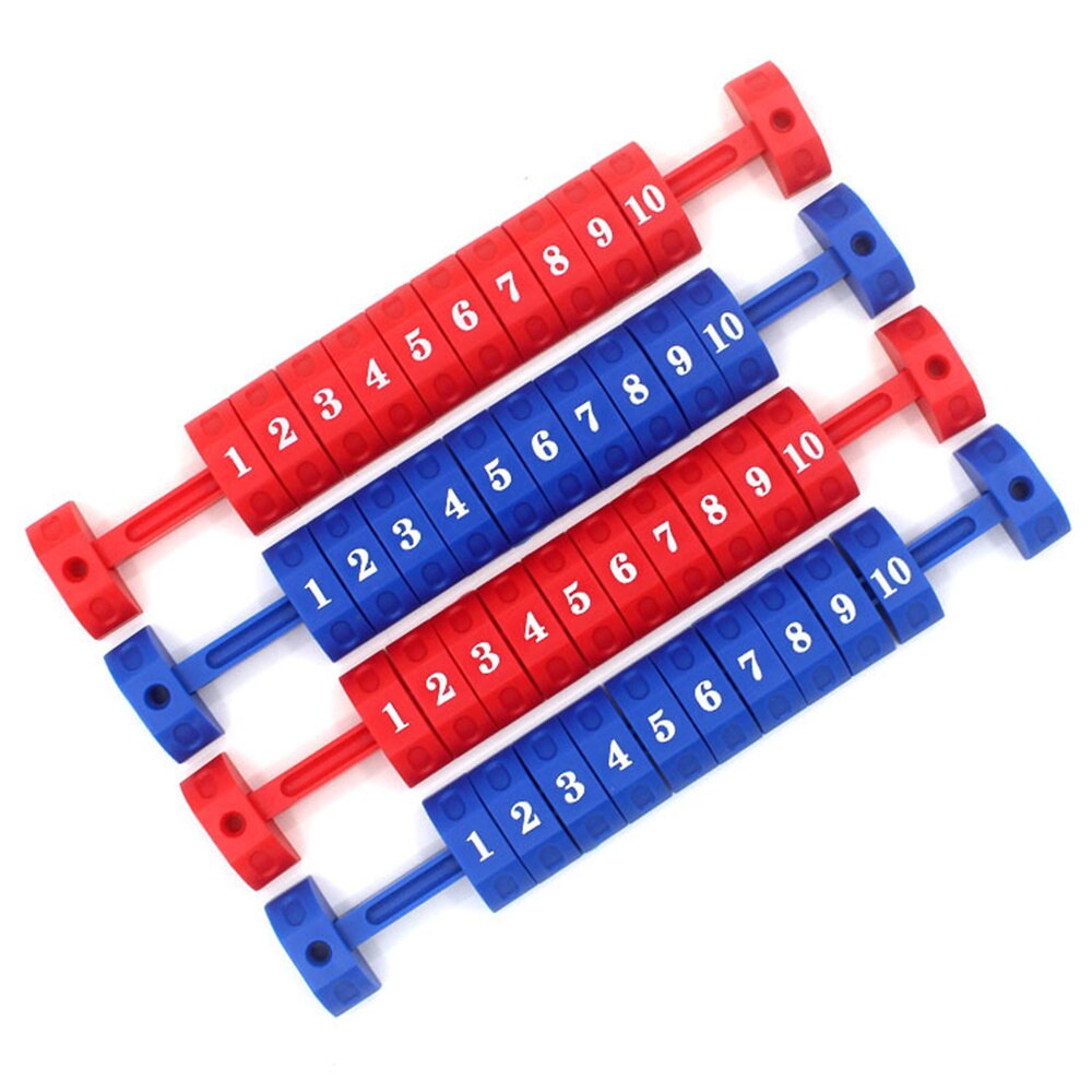 2pcs Durable Blue Red Plastic Scoring Units Counte... – Grandado