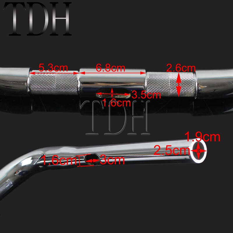 Chrome 10" Rise Handlebar 1-1/4" Ape Hanger Handle... – Grandado