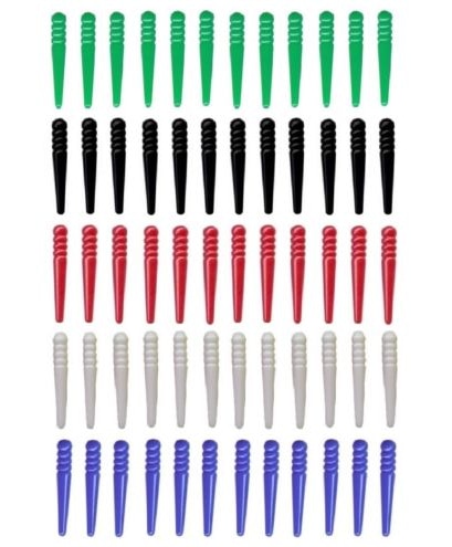 JIAX 100pcs plastic Cribbage Board Pegs 20 Black 2... – Vicedeal