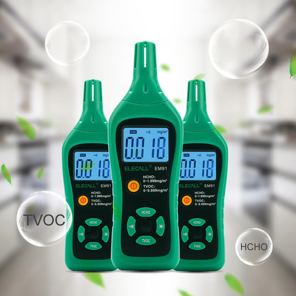 ELECALL EM91 Digitale Smart Formaldehyde Gasdetect... – Grandado