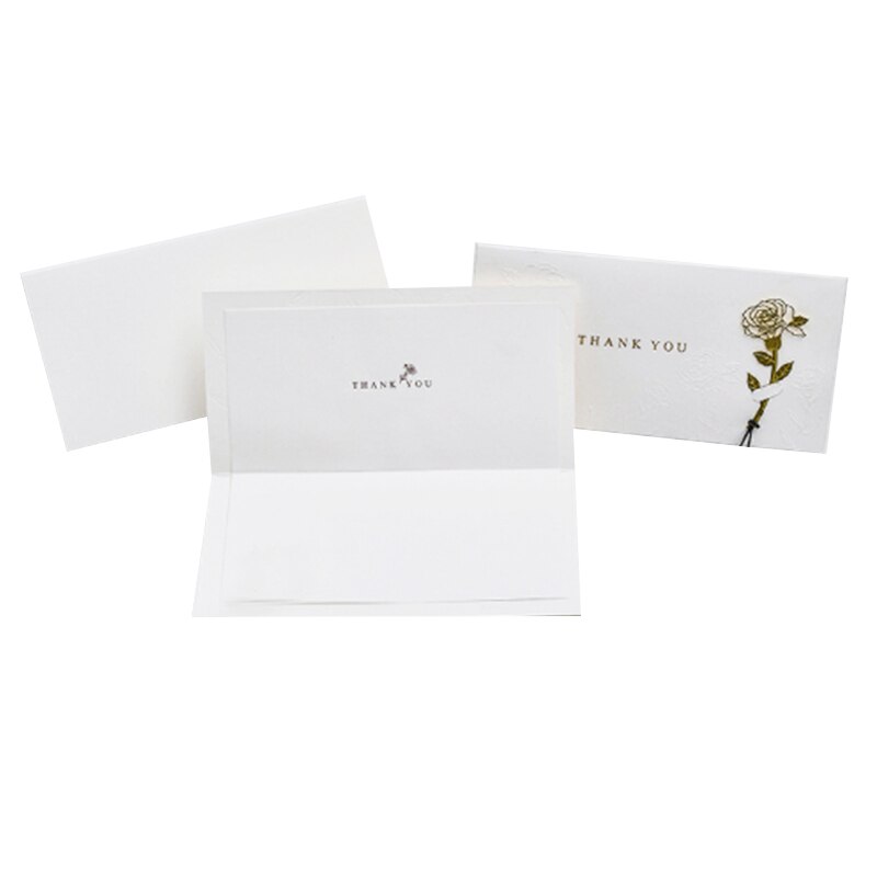 10 Stuks Dank U Kaart Rose Wenskaart Verjaardagska... – Grandado