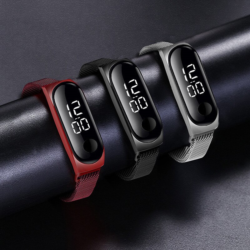 Led Metalen Shock Sport Mannen Horloges Vrouwen El... – Vicedeal