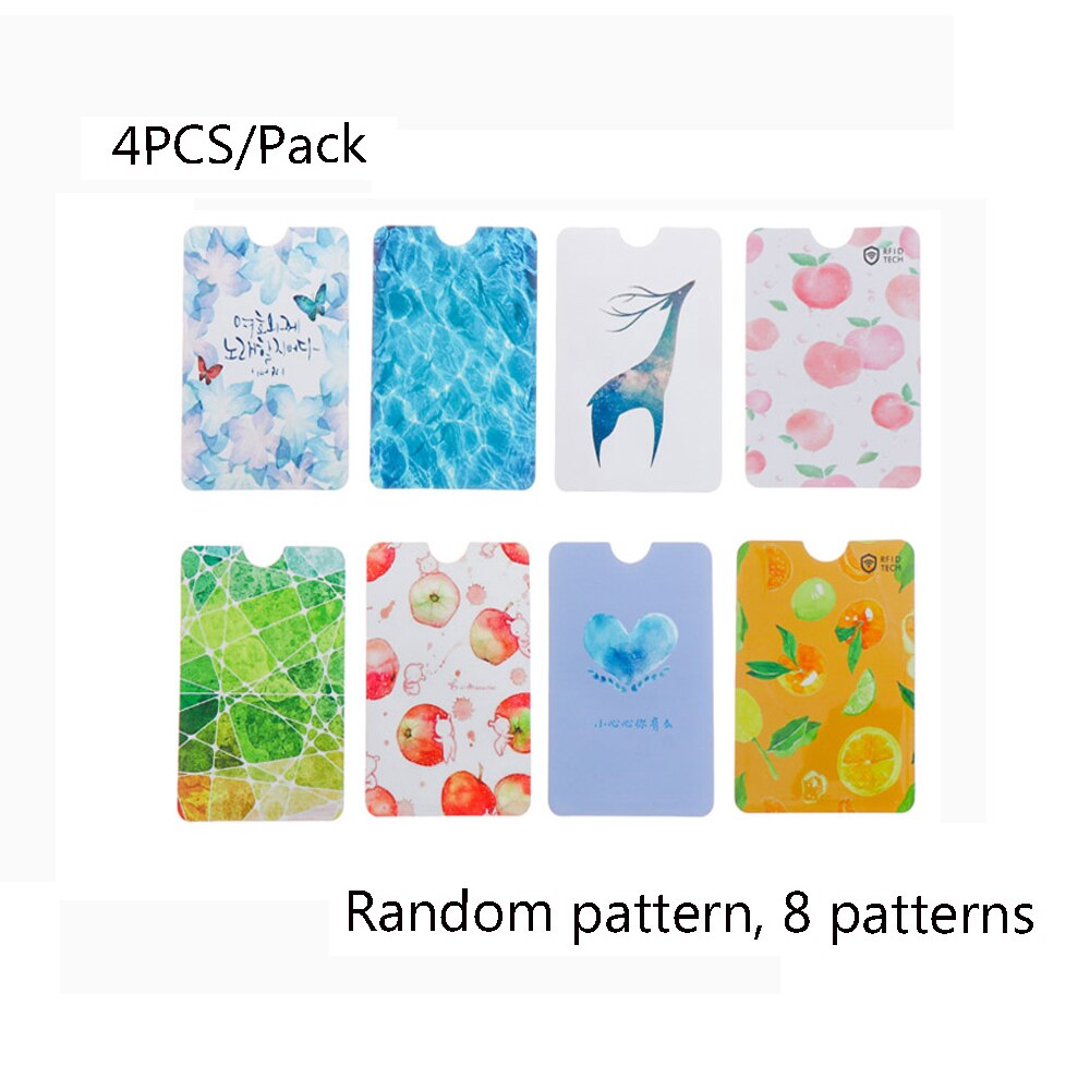 4PCS Bus Kaart Cover Leuke Patroon RFID Anti-demag... – Vicedeal