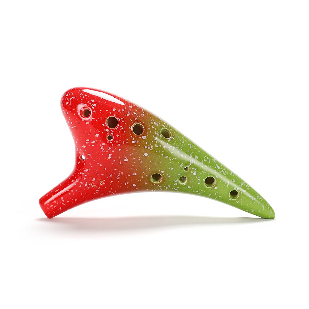 12 Holes Keramische Ocarina Alto C Starry Stijl Mu... – Grandado