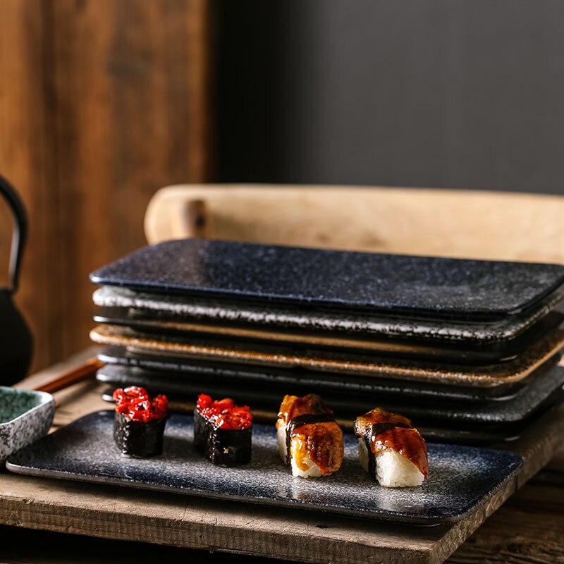 FANCITY-plato de sushi de cerámica japonesa, placa... – Grandado