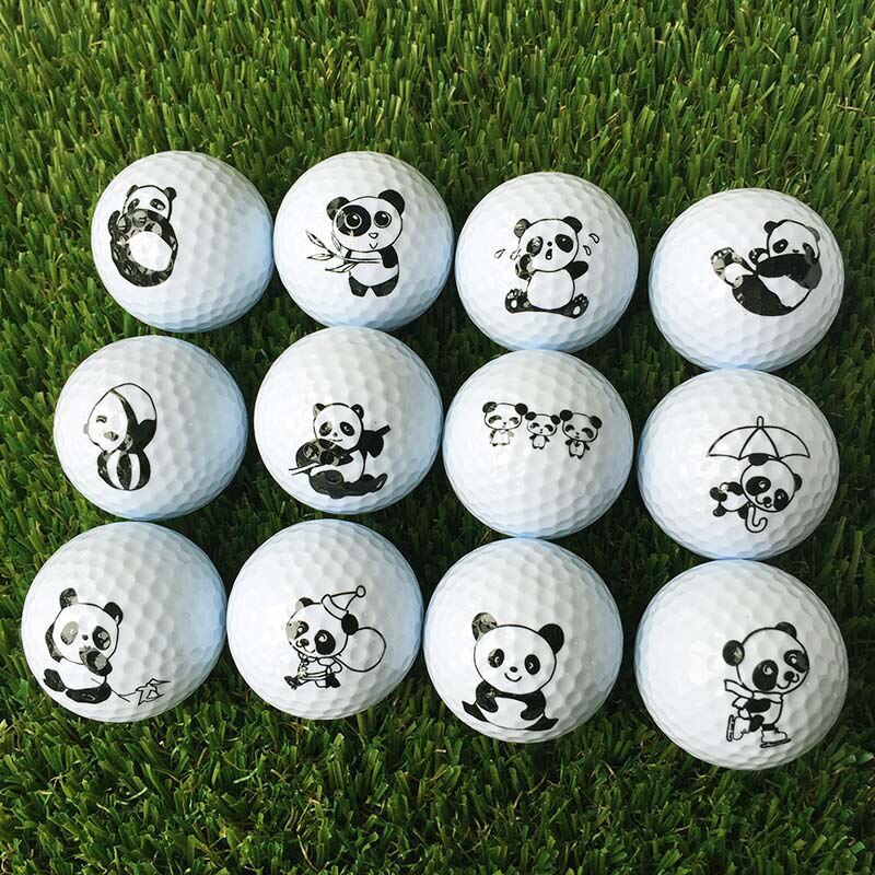 1PC Panda Cartoon Golf Ball Double Layer Synthetic... – Vicedeal