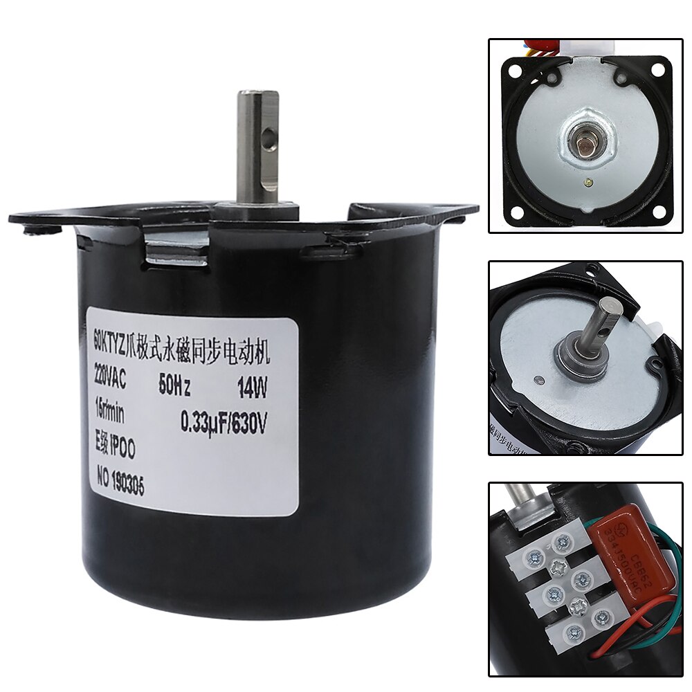 Motor síncrono de imán permanente de 60KTYZ AC220V... – Grandado