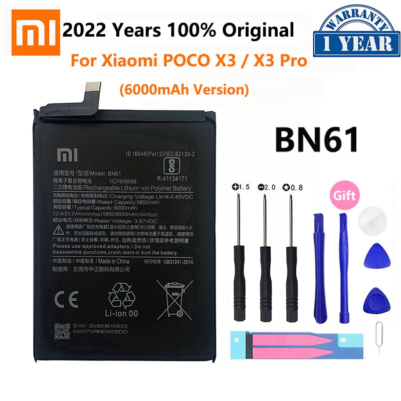 100% Originele Xiao Mi BN61 BN57 6000Mah Telefoon ... – Vicedeal